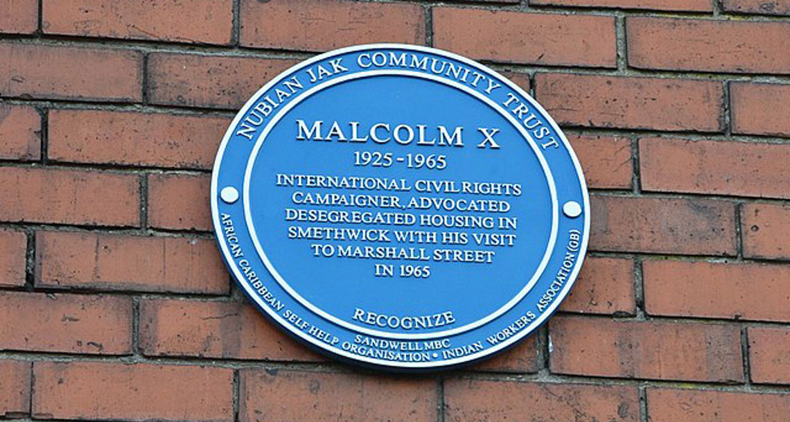 Malcolm X in “the most racist town in Britain”